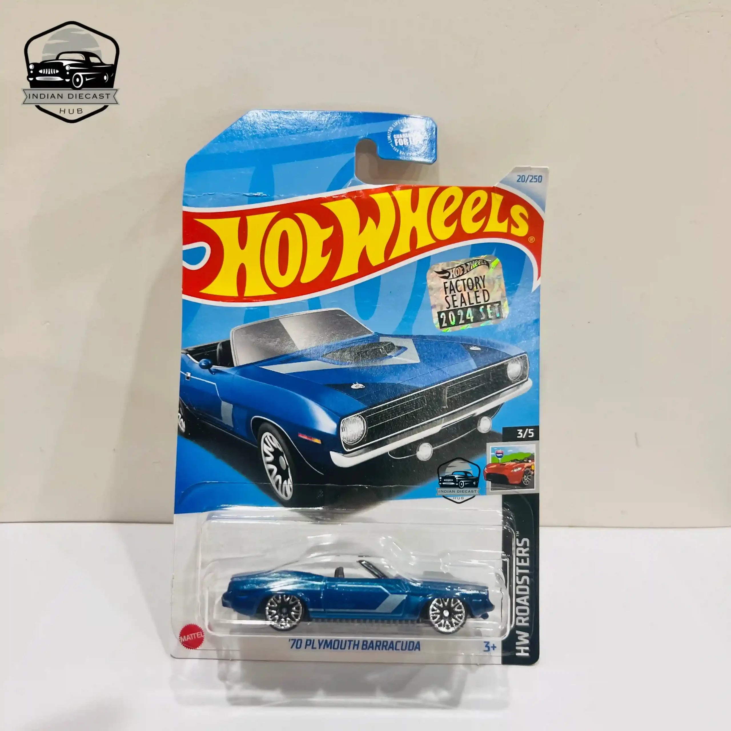 Hot Wheels ’70 Plymouth Barracuda – 2024 Factory Sealed Card – Importe ...
