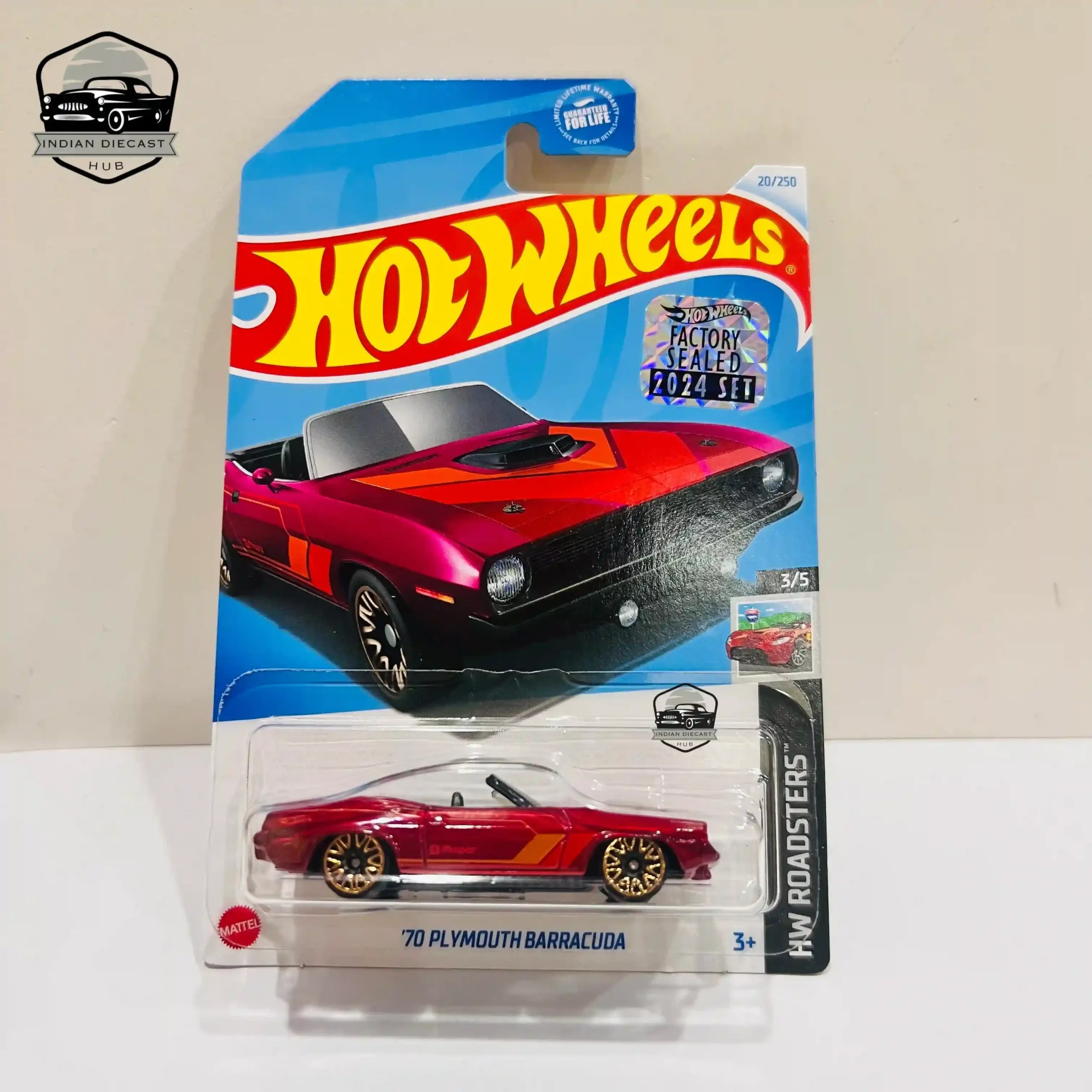 Hot Wheels ’70 Plymouth Barracuda – 2024 Factory Sealed Card – Importe ...