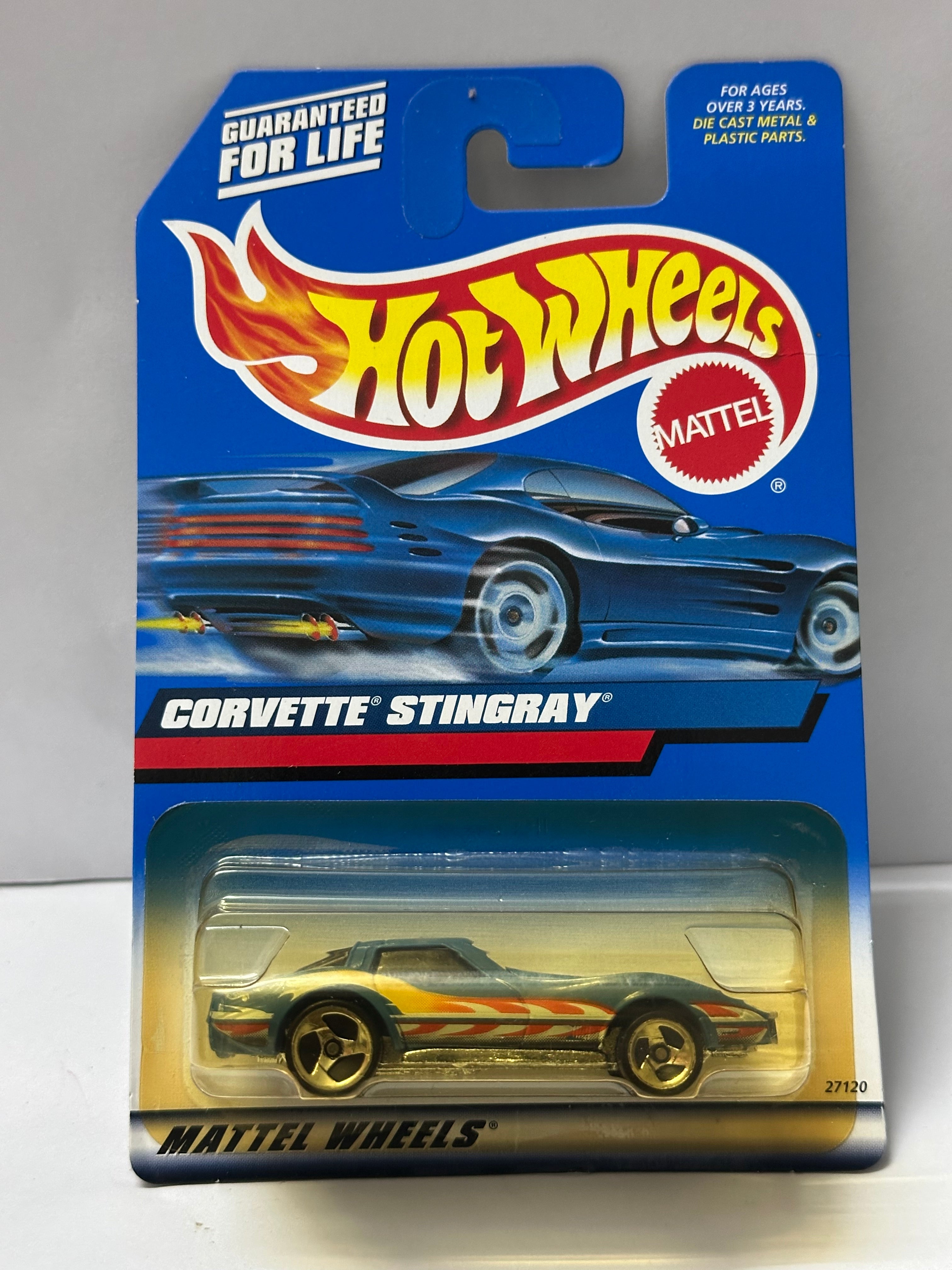 HOT WHEELS VINTAGE CARD CORVETTE STINGRAY – Indian Diecast Hub